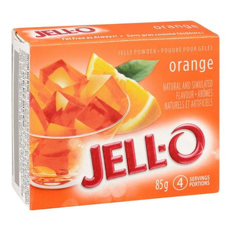 Jell-O Orange Jelly Powder, Gelatin Mix | Walmart Canada