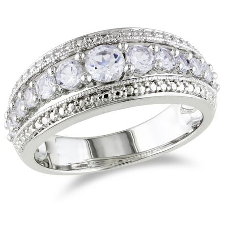 Click here for Miabella 1.13 Carat T. G.W. Created White Sapphire... prices