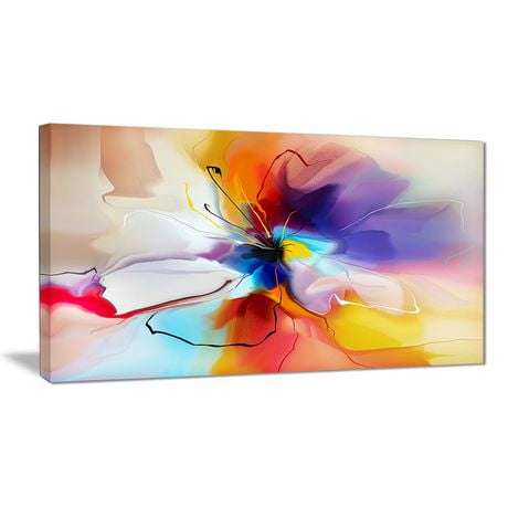 Click here for Design Art Creative Flower In Multiple Colours Abs... prices