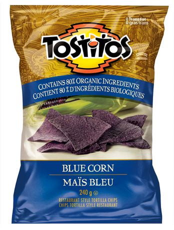 Tostitos Organic Blue Corn Restaurant Style Tortilla Chips | Walmart Canada