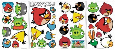 RoomMates Angry Birds Peel & Stick Wall Decals | Walmart Canada