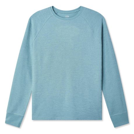 George Men's Raglan Sleeve Crewneck Waffle T-Shirt | Walmart Canada