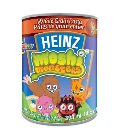 Heinz Moshi Monsters© Whole Grain Pasta - Pasta Shapes in Tomato Sauce ...
