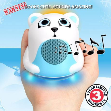 GOgroove Polar Bear Pal Jr. High-Powered Mini Speaker System | Walmart ...