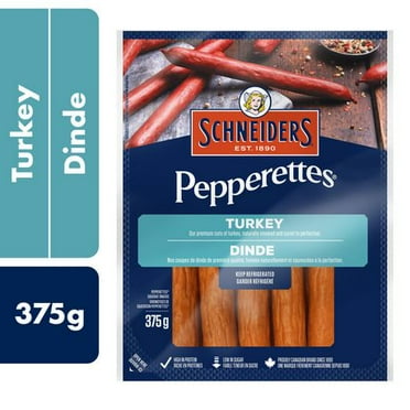 Great Value Turkey Pepperoni Sticks, 500 g - Walmart.ca
