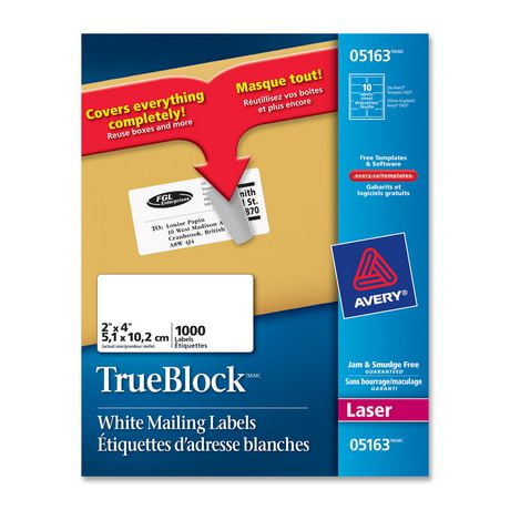 Click here for Avery Mailing Label prices