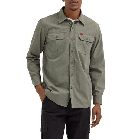 Wrangler Men's Long sleeve Foundation Twill - Walmart.ca