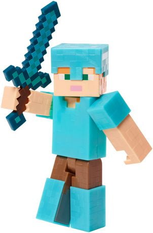 Minecraft Alex in Diamond Armor Figure - Walmart.ca