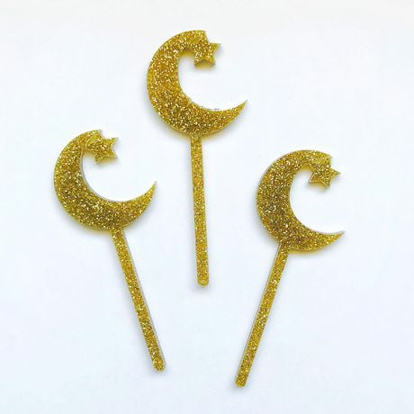 modernEID acrylic gold crescent moon picks - Walmart.ca