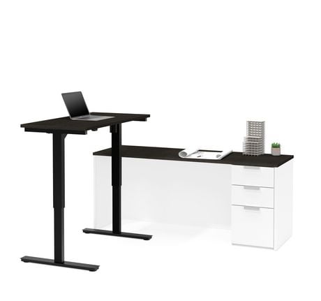 Click here for Bestar Pro-Concept Plus Height Adjustable L-Desk W... prices