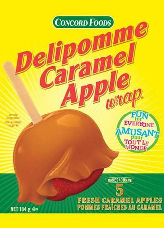 Concord Foods Caramel Apple Wrap, Makes 5 Fresh Caramel Apples - Walmart.ca