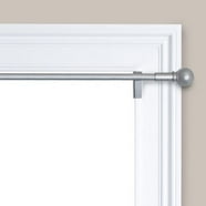 Mainstays Stafford Spring Tension Pewter Curtain Rod, 7/16" Diameter ...