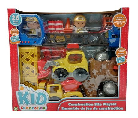 Construction Site Playset, Lights & Sounds, Spinning Rocks - Walmart.ca