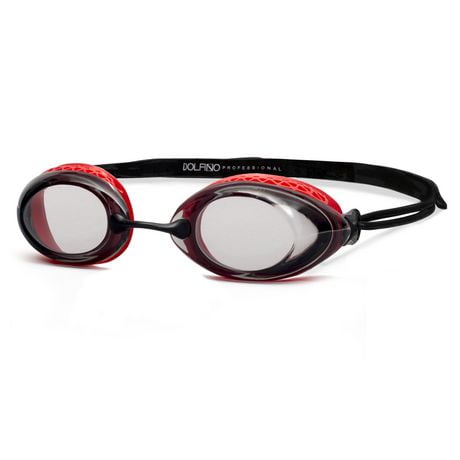 Click here for Dolfino Pro Launch Adult Swim Goggle - Red / Black... prices