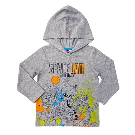 Click here for Space Jam Boys Long Sleeve Hooded Tee Grey 5T prices