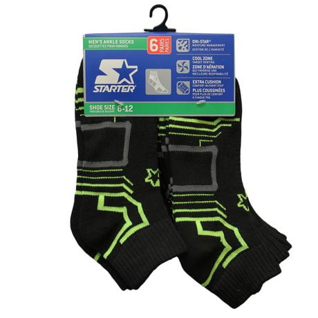 Starter Men's Ankle Socks - 6 Pairs | Walmart Canada