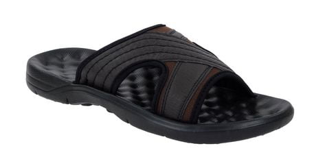 George Men’s Nate Faux Leather Slide Sandals - Walmart.ca