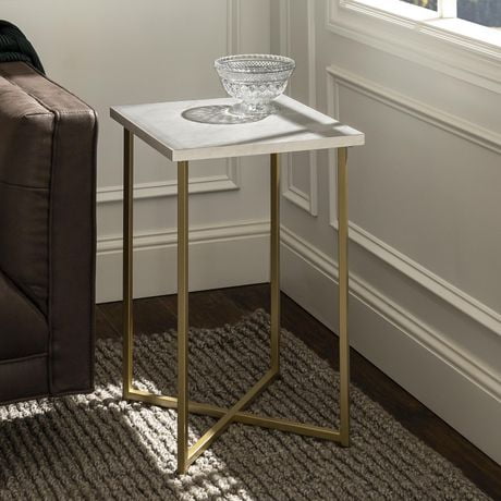 Click here for Manor Park Modern Square Side Table - Multiple Fin... prices