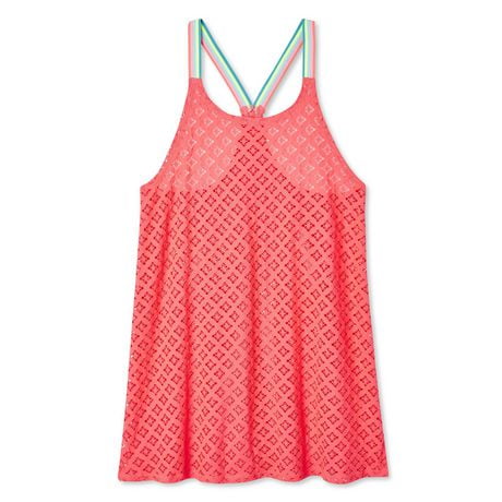 Click here for George Girls Crochet Cover-Up Red M prices
