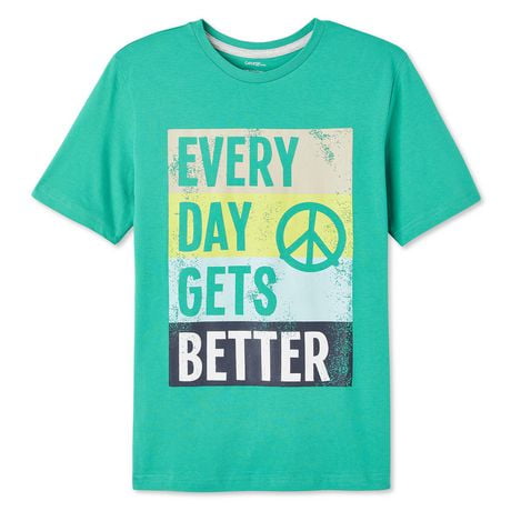 Click here for George Boys Short Sleeve Graphic Tee Green M prices