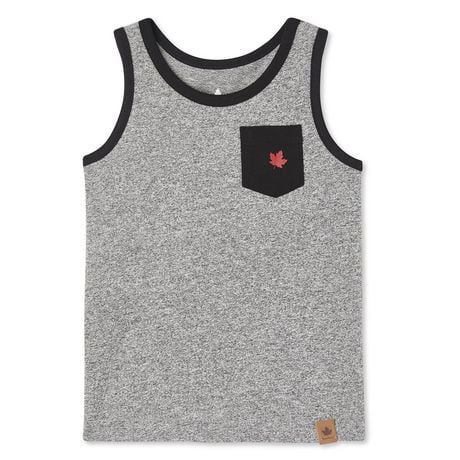 Click here for Canadiana Toddler Boys Melange Contrast Pocket Tee... prices