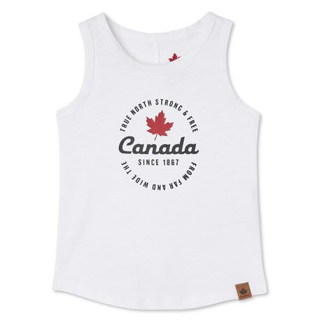 Click here for Canadiana Toddler Girls Graphic Tank Top White 3T prices