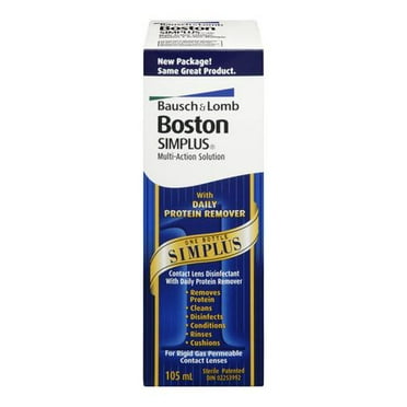 Bausch & Lomb Boston Simplus Multi Action Solution, Contact lens ...