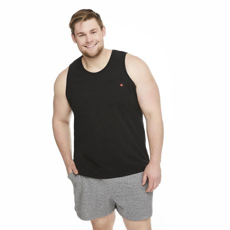 Click here for Canadiana Big Mens Pocket Tank Black 5Xl prices