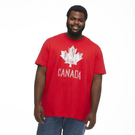 Click here for George Big Mens Canada Day Tee Red 3Xl prices