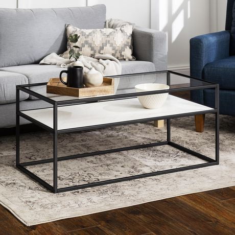 Click here for Manor Park Modern Reversible Shelf Coffee Table -... prices