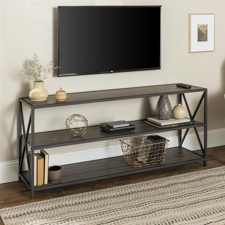 Click here for Manor Park 2 Shelf Industrial Wood Bookcase  60 -... prices