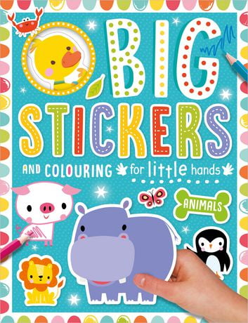Big Stickers for Little Hands Animals, Big Stickers Animals 24 page ...
