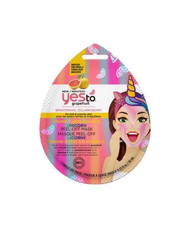 Click here for Yes To Grapefruit Vitamin C Unicorn Peel-Off Mask... prices