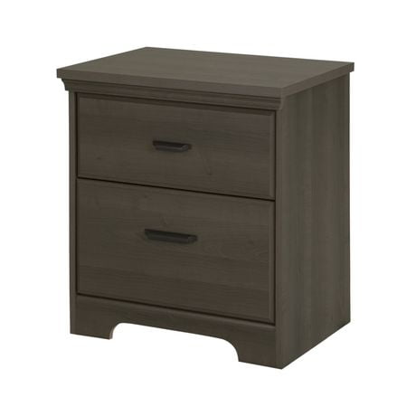Click here for South Shore Versa 2-Drawer Nightstand Gray Maple prices