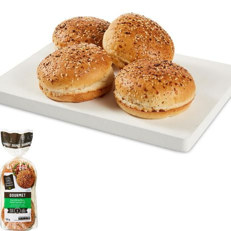 Your Fresh Market Gourmet Everything Buns - Walmart.ca