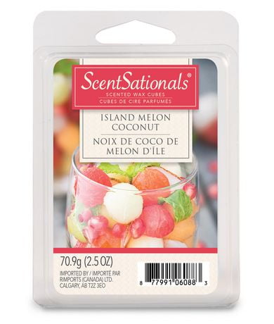 Click here for Scentsationals Island Melon Coconut Scented Wax Cu... prices