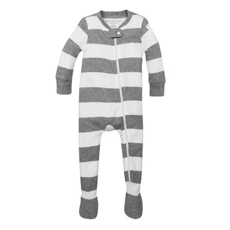 Burt's Bees Boys' Rugby Stripe Sleeper Pyjamas | Walmart Canada