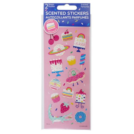 30CT Cake Scratch & Sniff Scented Stickers, 30 Cake Stickers - Walmart.ca