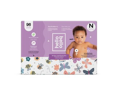Click here for Hello Bello Diapers - Girl  Club Pack White Newbor... prices