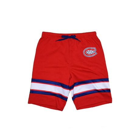 Click here for Mens Nhl Arch Stripe Montreal Shorts Red L prices