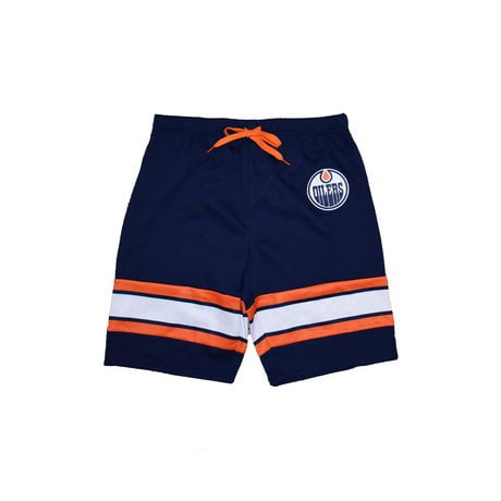 Click here for Mens Nhl Arch Stripe Edmonton Shorts Navy Xl prices