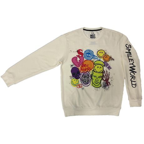 Men's Smiley World hoodie. | Walmart Canada