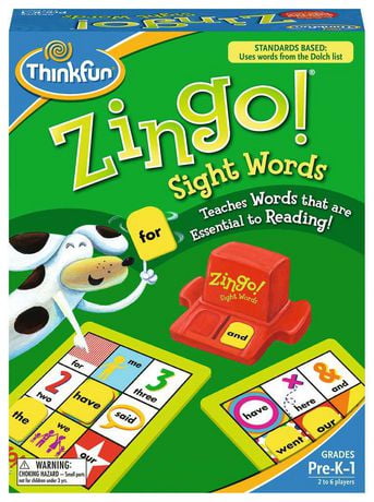 Thinkfun - Zingo! Sight Words (EN) - Walmart.ca