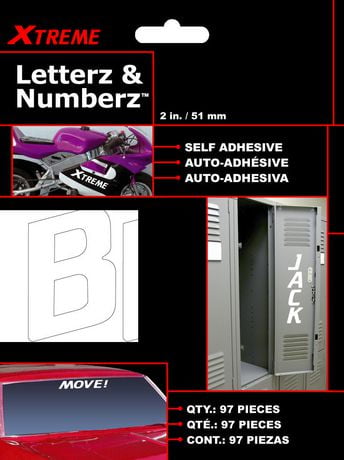 Click here for Chroma Xtreme Letter Decal White prices