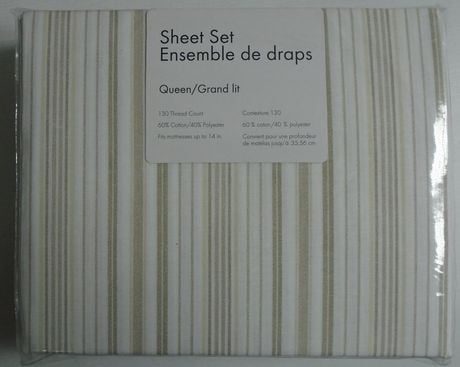 130 Thread Count Sheet Set | Walmart Canada