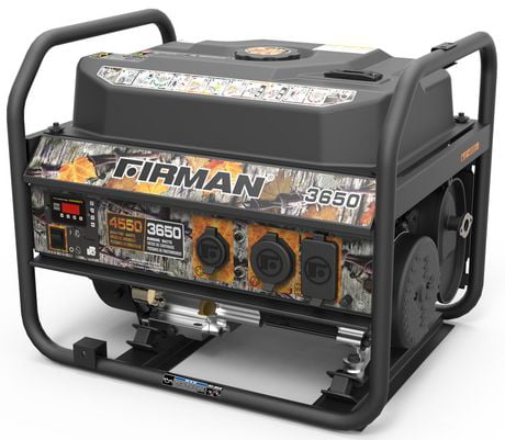 Firman Power Equipment Firman Camo 4450/3550 Watt Gas Powered Portable ...