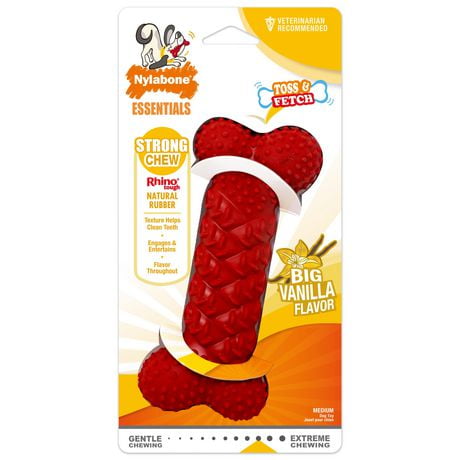 Nylabone Fun 'n' Fit Rubber Braided Bone | Walmart Canada