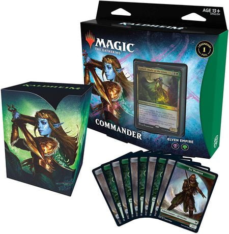 Magic: The Gathering Kaldheim Commander Deck- Elven Empire | Foil ...