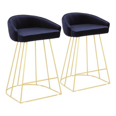 Click here for Canary Contemporary Counter Stool By Lumisource Bl... prices