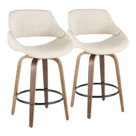Click here for Fabrico Mid-Century Modern Counter Stool By Lumiso... prices